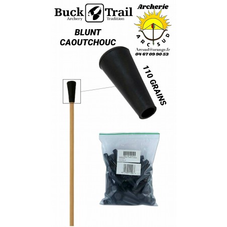 buck trail blunt caoutchouc 110 grs