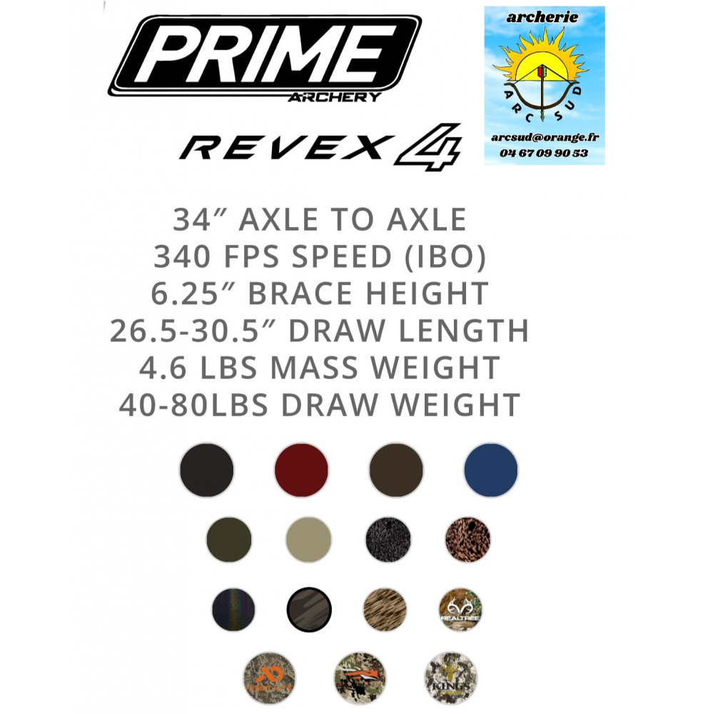 Prime arc à poulie revex 4 (2023)